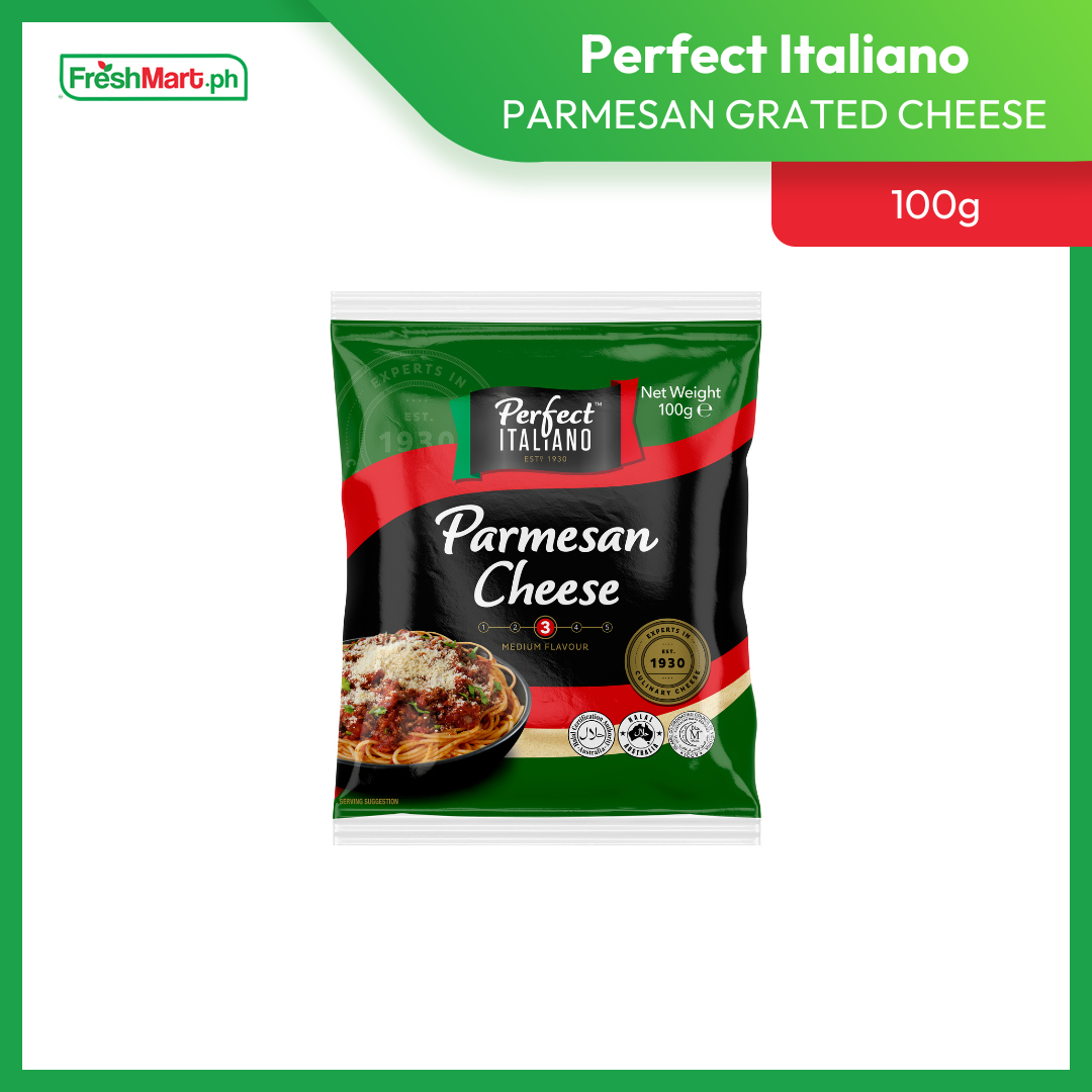 PERFECT ITALIANO Parmesan Grated Cheese 100g – Fresh Mart