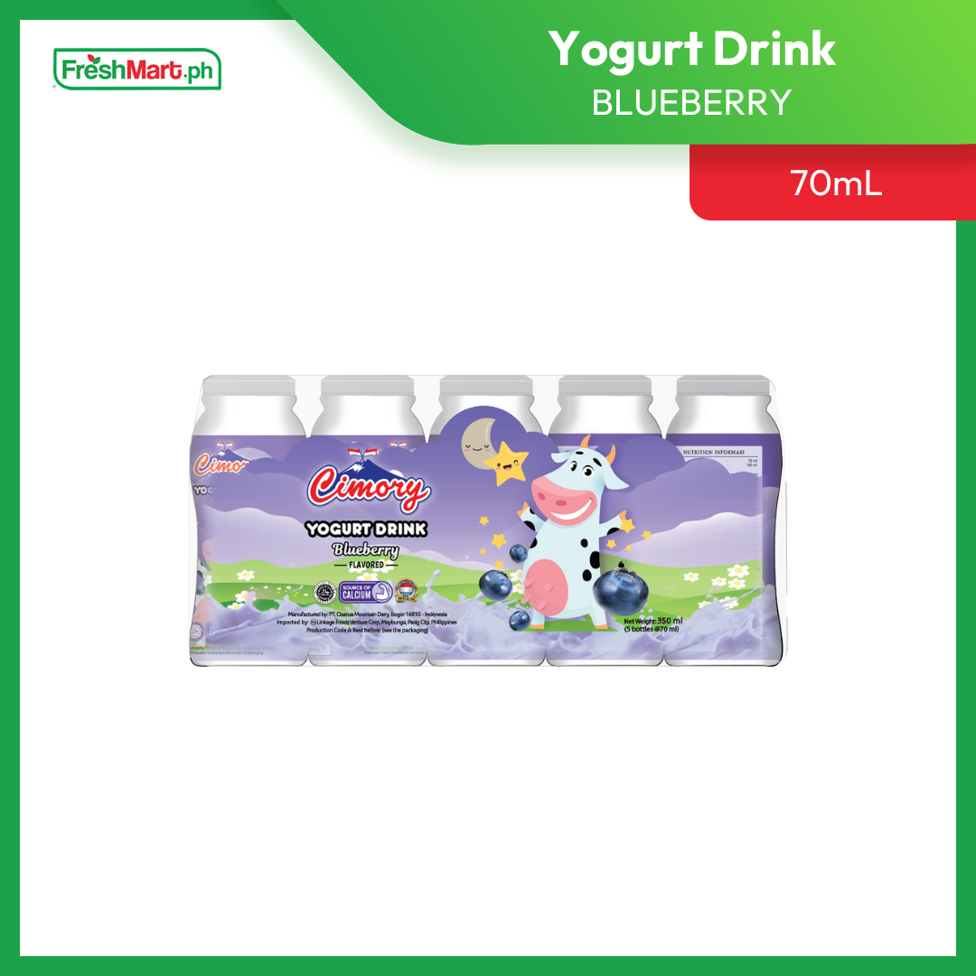 Cimory Dairy Yogurt Drink Blueberry - 70ml x 5 – Fresh Mart