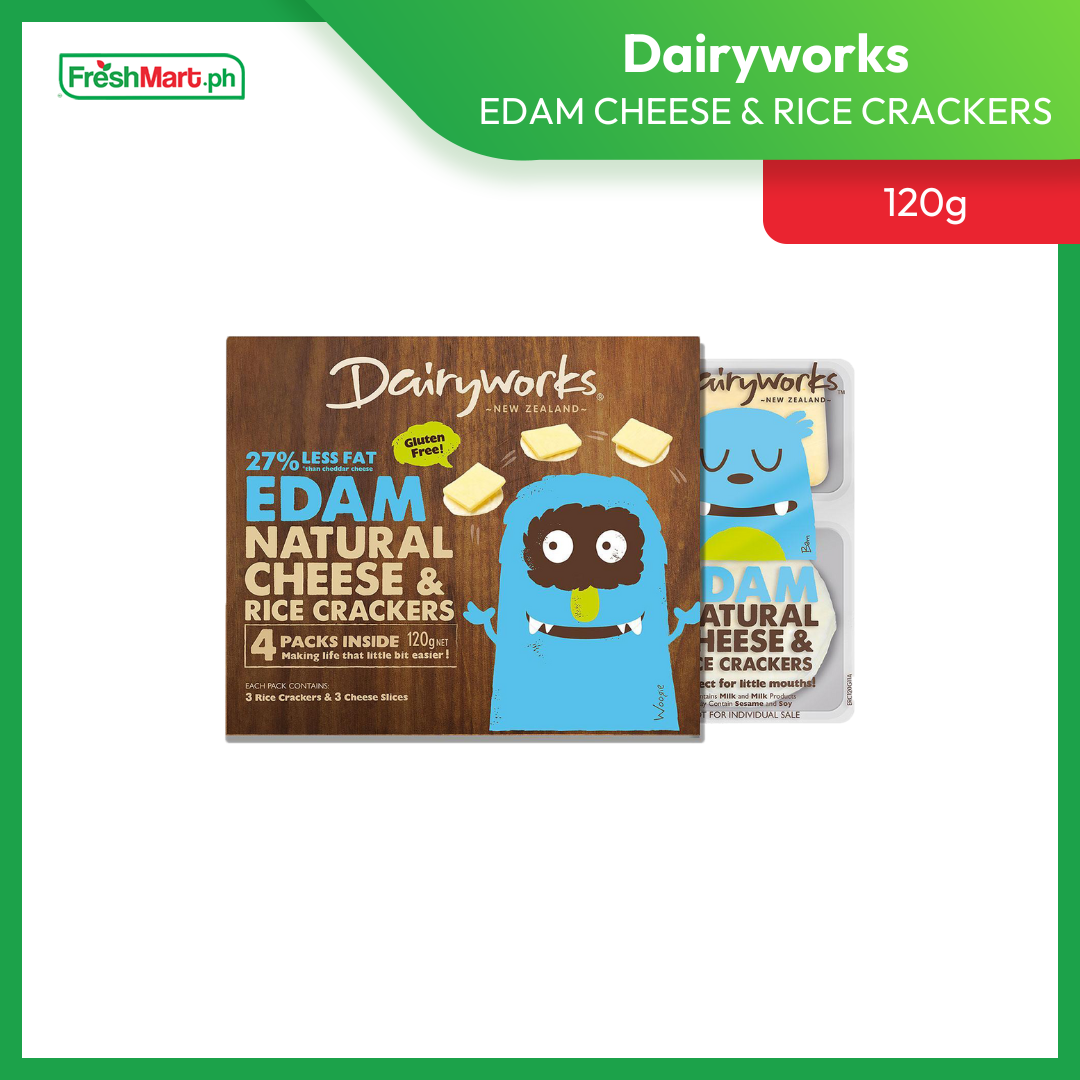DAIRYWORKS Edam Cheese and Crackers 120g – Fresh Mart