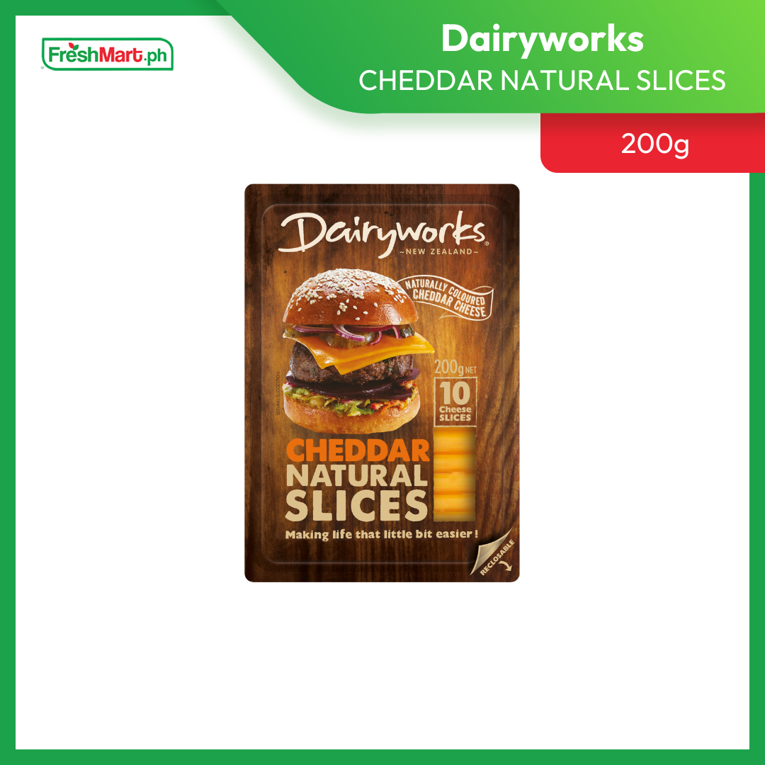 DAIRYWORKS Cheddar Slices 200g – Fresh Mart