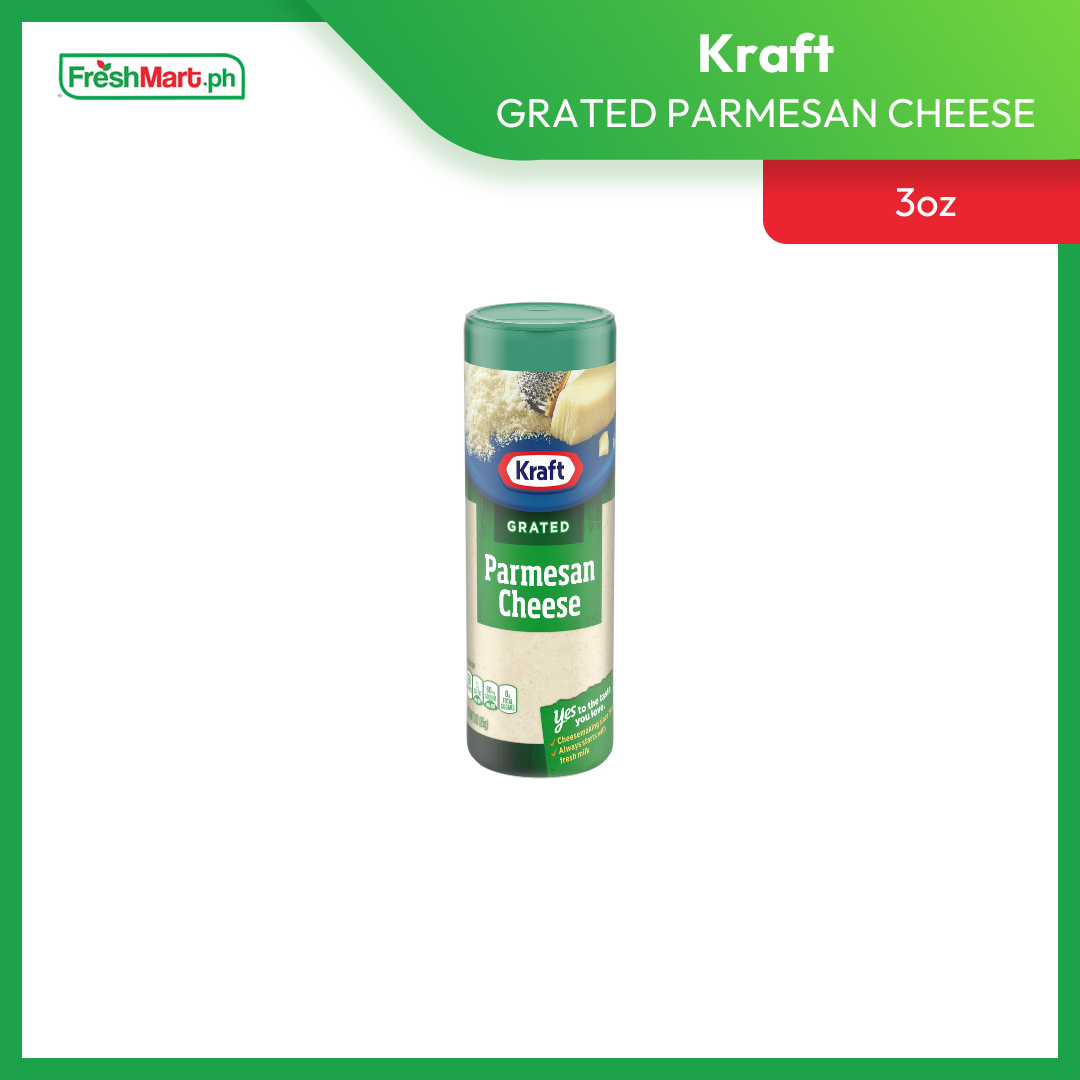 KRAFT Grated Parmesan Cheese 3oz (85g) x 24 – Fresh Mart