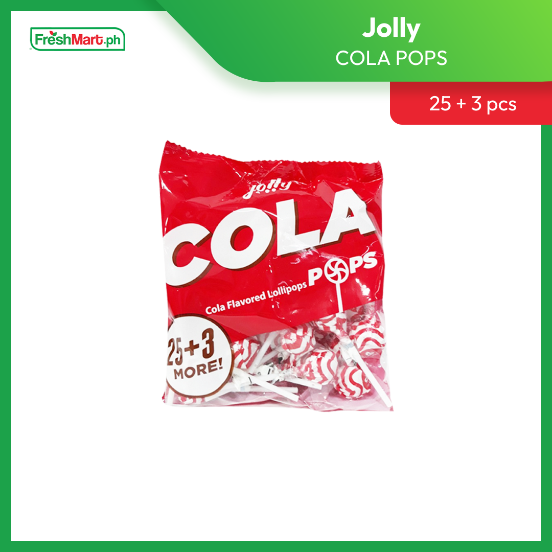 Jolly Cola Pops (Lollipop) 25's – Fresh Mart
