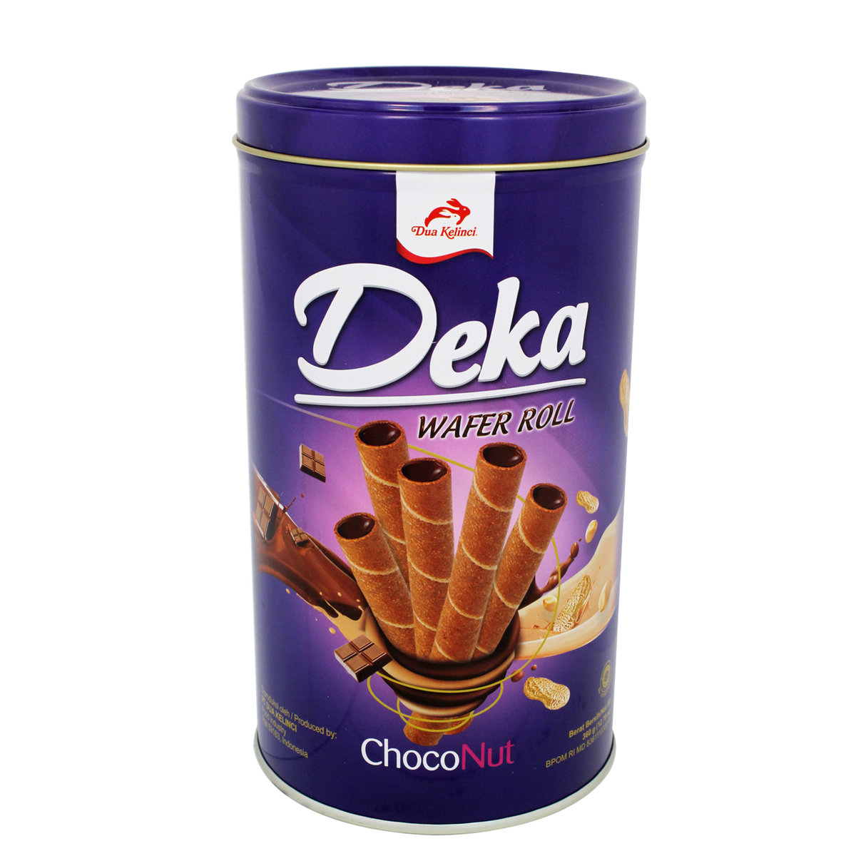 Deka Wafer Roll Choc Nut Tin Can 330g – Fresh Mart