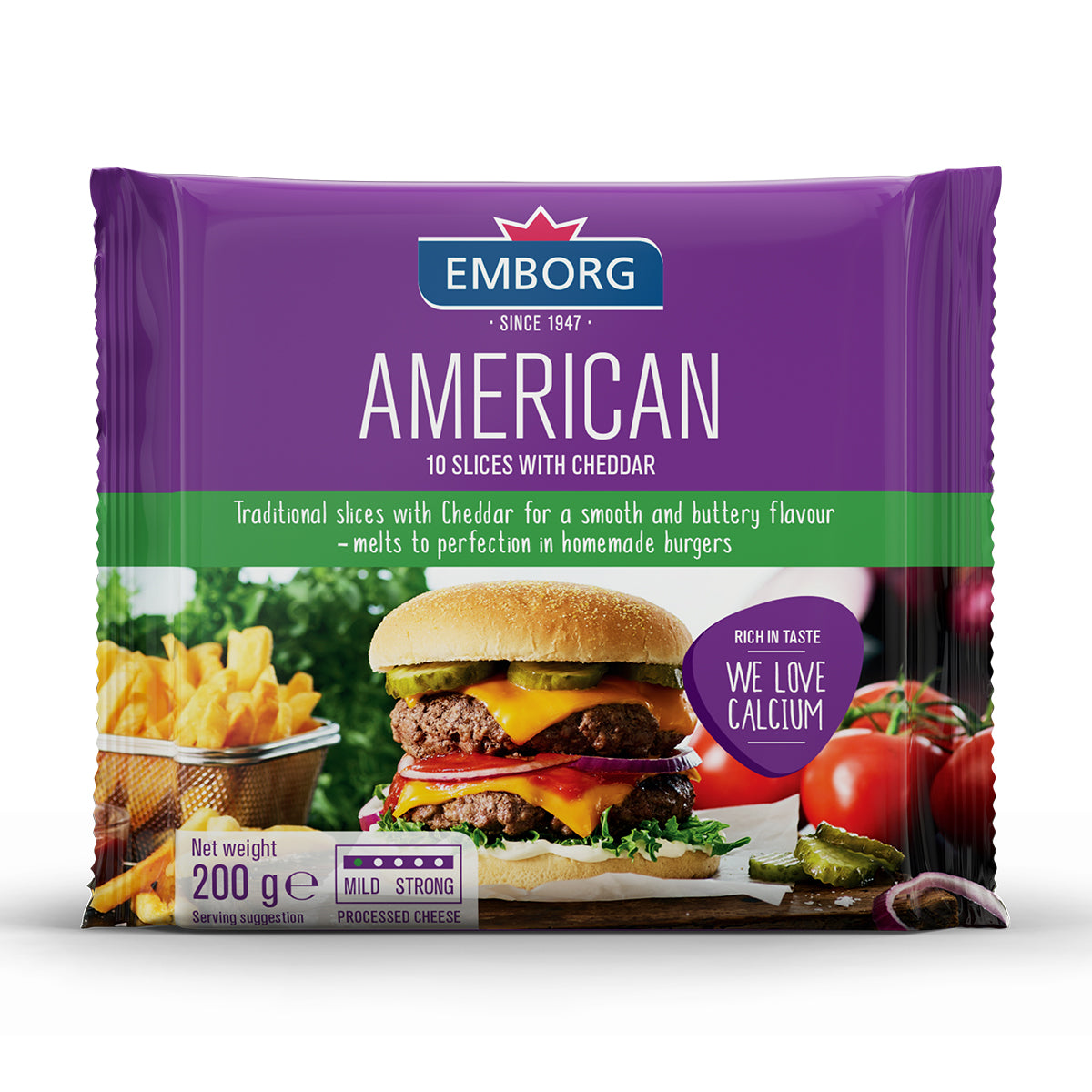 Emborg Processed Cheese Slices - American 200g – Fresh Mart