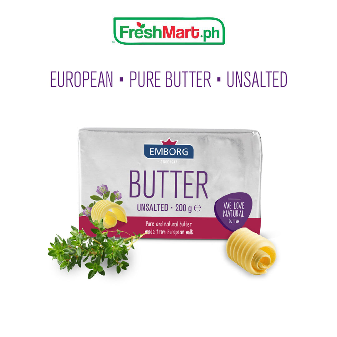 Emborg Butter Unsalted - 82% Fat – Fresh Mart
