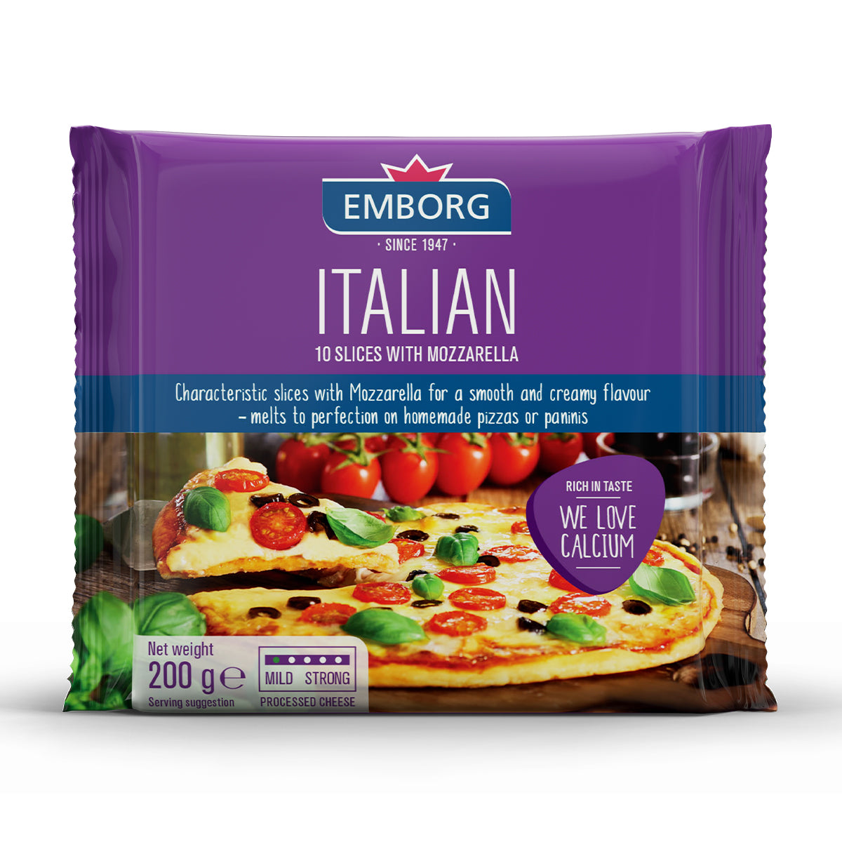 Emborg Processed Cheese Slices - Italian – Fresh Mart