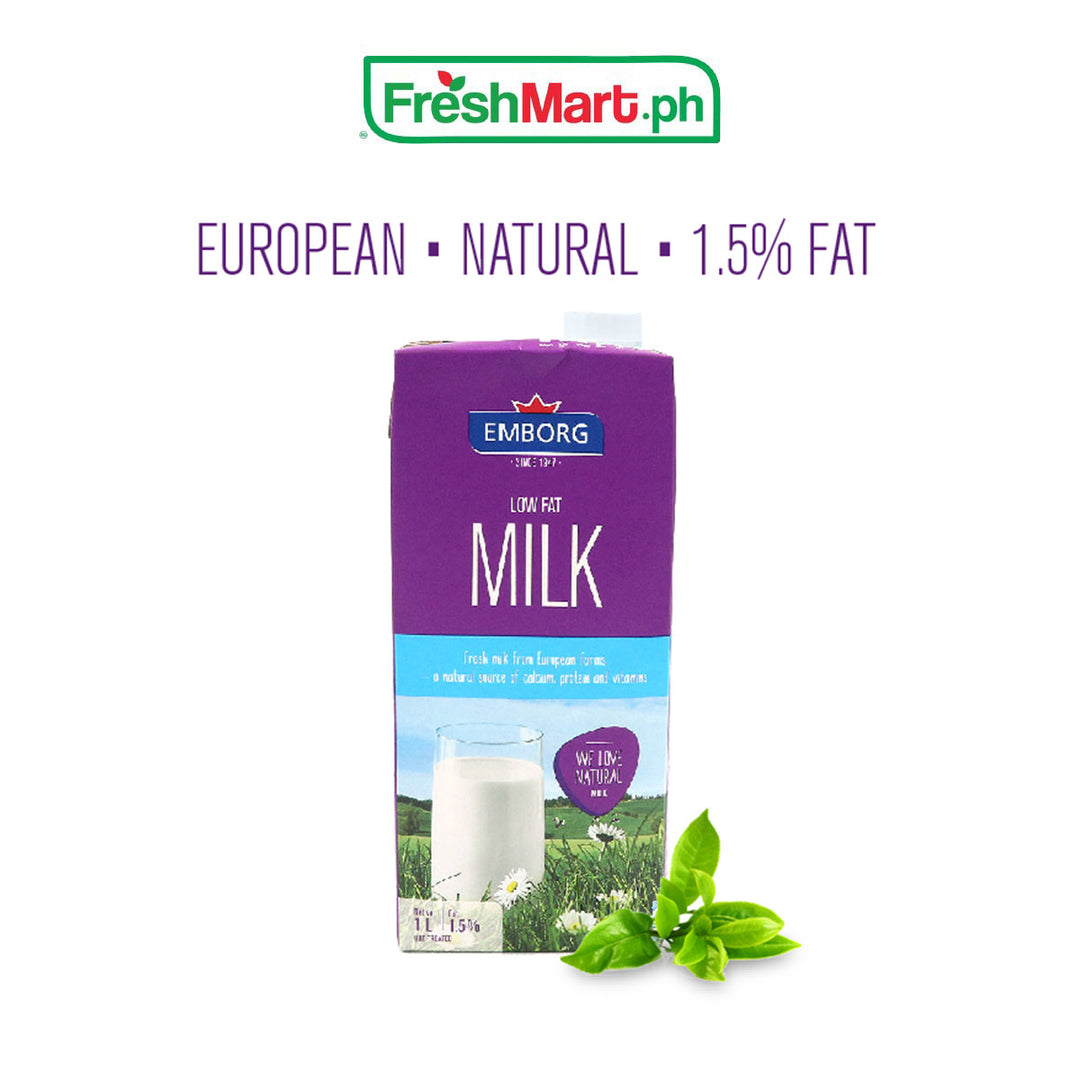 Emborg UHT Low Fat Milk 1L – Fresh Mart