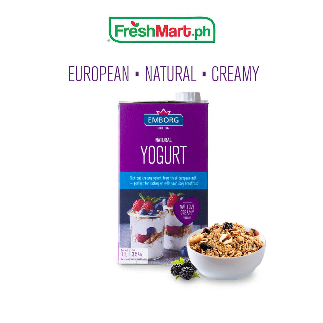 Emborg Natural Yogurt 1L – Fresh Mart