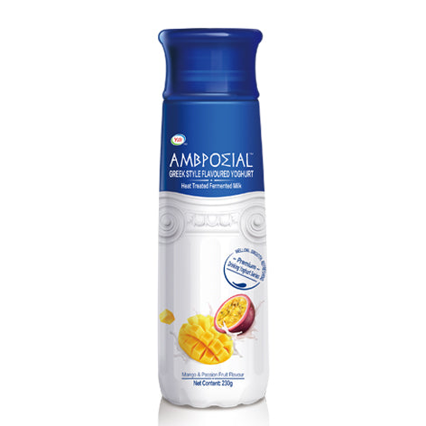 Yili Ambrosial Greek Style Flavored Yogurt Smooth & Creamy - Mango & P ...